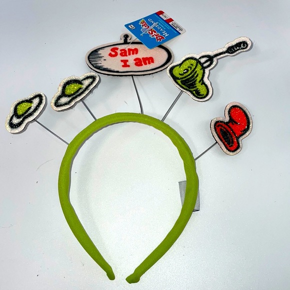 Dr. Seuss | Costumes | Nwt Dr Seuss Costume Green Eggs Ham Headband ...